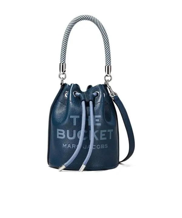 Marc Jacobs Leather Bucket Bag - Blue