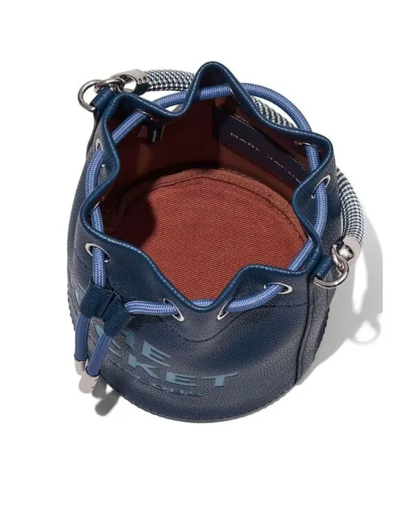 Marc Jacobs Leather Bucket Bag - Blue
