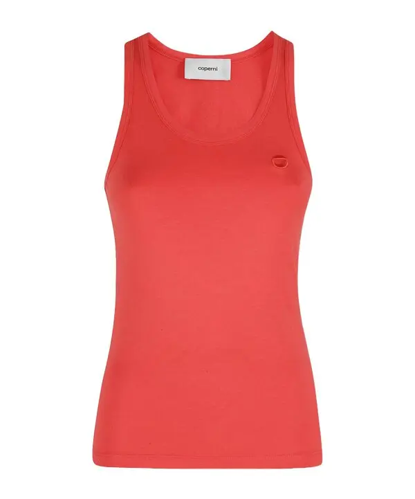 Coperni Logo Embroidered Tank Top