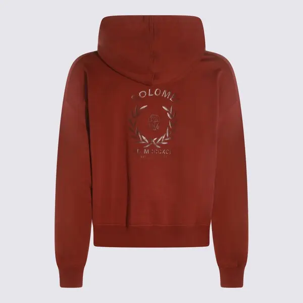 Brunello Cucinelli Zip-up Drawstring Hoodie - Red