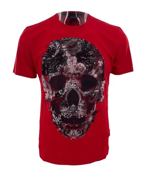 Just Cavalli Pattern Printed Short-sleeved T-shirt