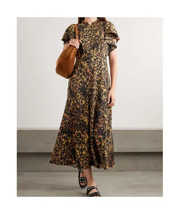 Ulla Johnson Printed Midi Dress