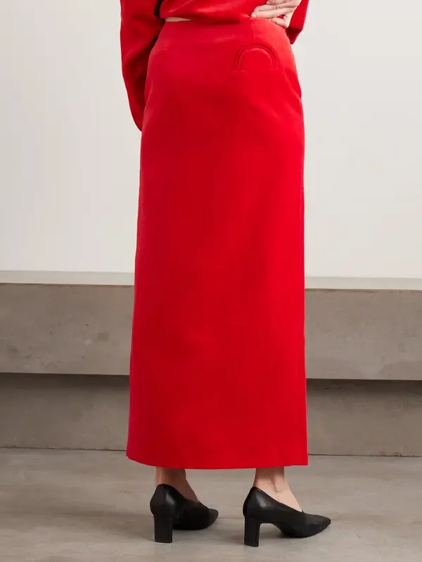 BLAZÉ MILANO Button-front Maxi Skirt