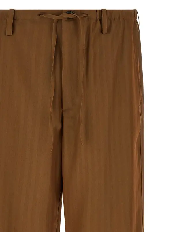 Dries Van Noten Penny Long Pants - Brown