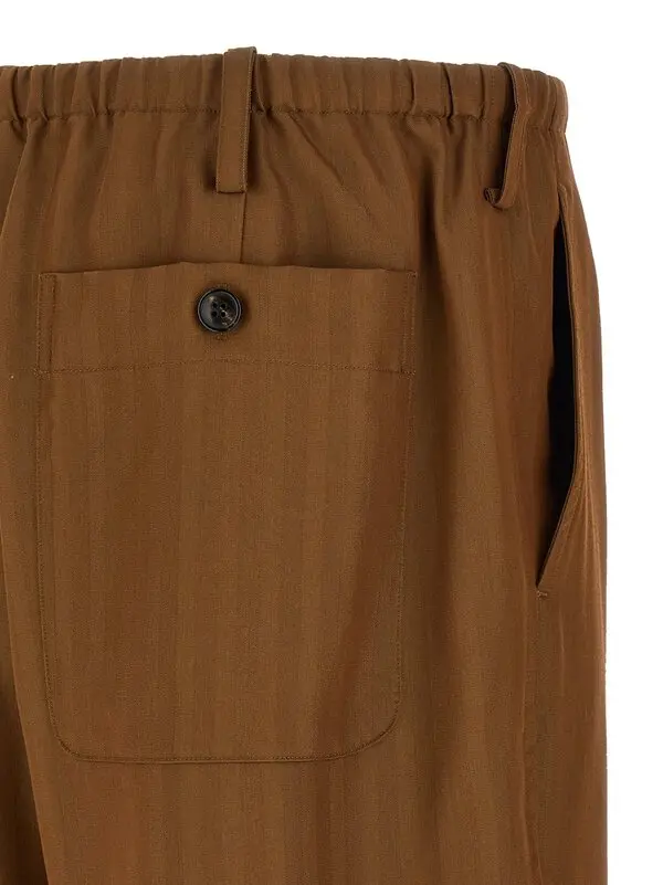 Dries Van Noten Penny Long Pants - Brown