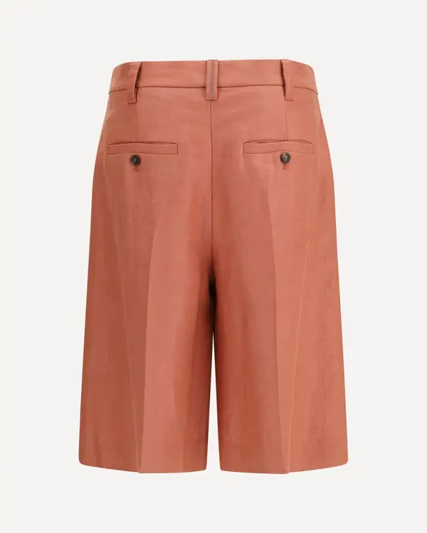 Brunello Cucinelli Pleated Tailored Shorts - Pink