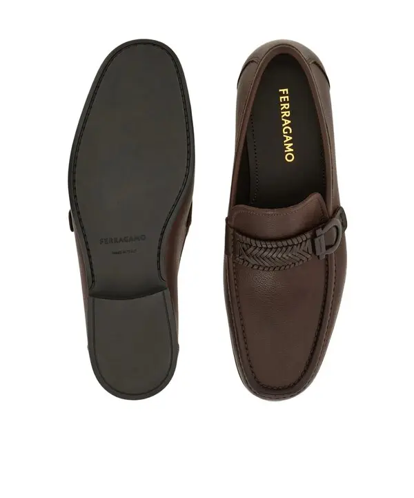 FERRAGAMO Caspian Loafers - Moro Coffee