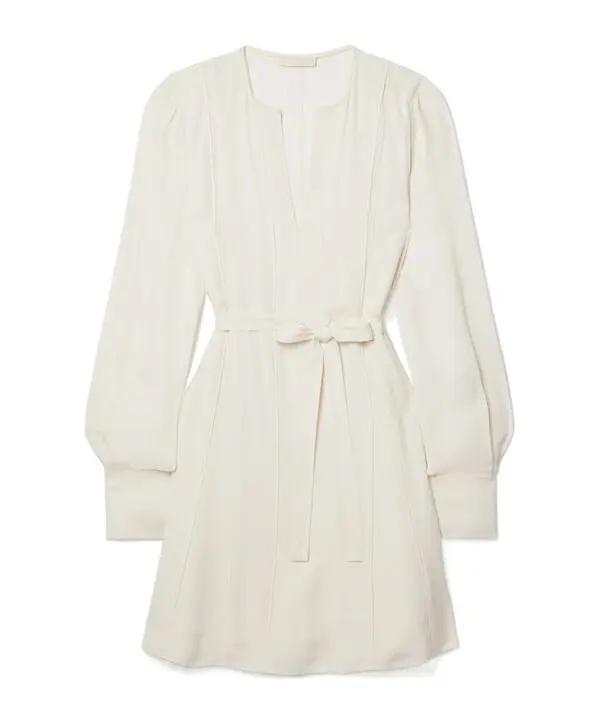Ulla Johnson Daisy Paneled Belted Mini Dress