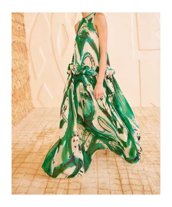 Ulla Johnson Sleeveless Printed Maxi Dress