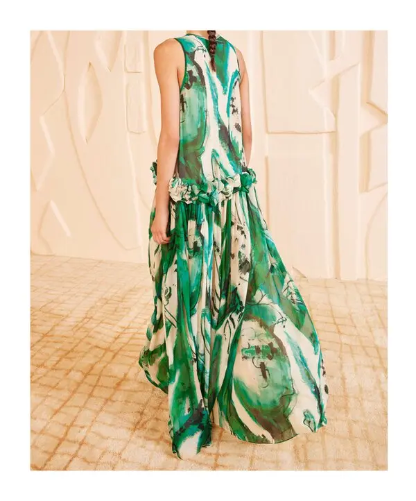 Ulla Johnson Sleeveless Printed Maxi Dress