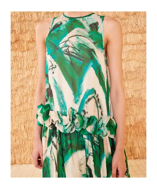 Ulla Johnson Sleeveless Printed Maxi Dress