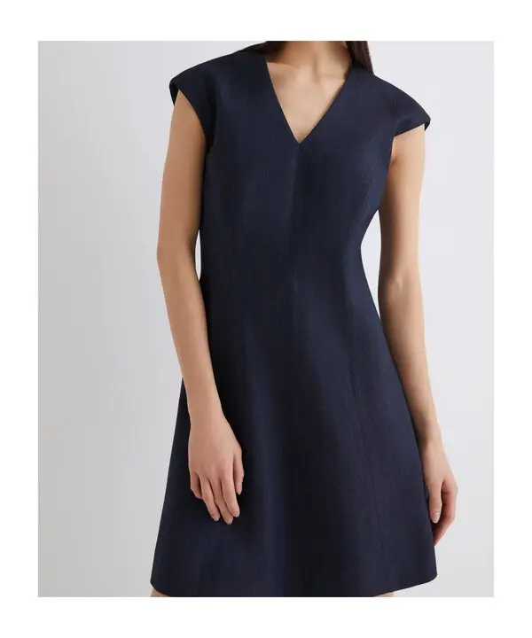 Marella V-neck Denim-look Dress