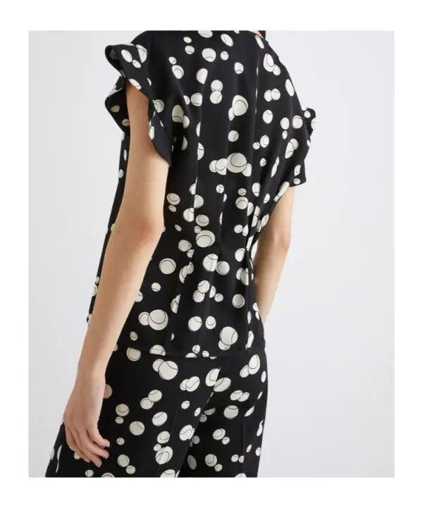 Marella Printed Satin Blouse