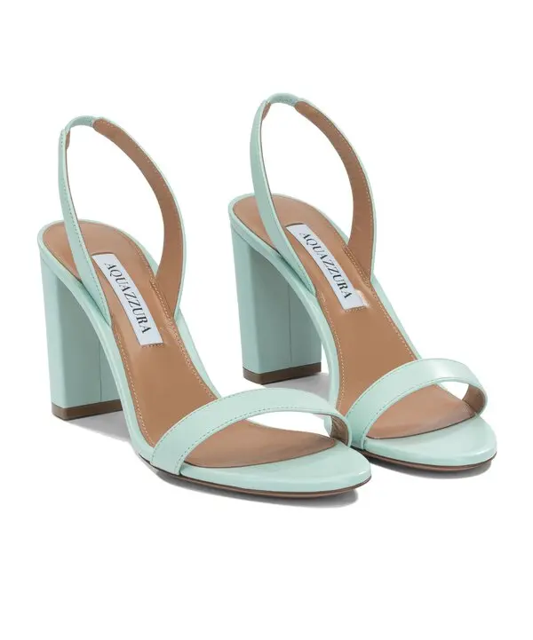 AQUAZZURA So Nude Block 85 Heeled Sandals