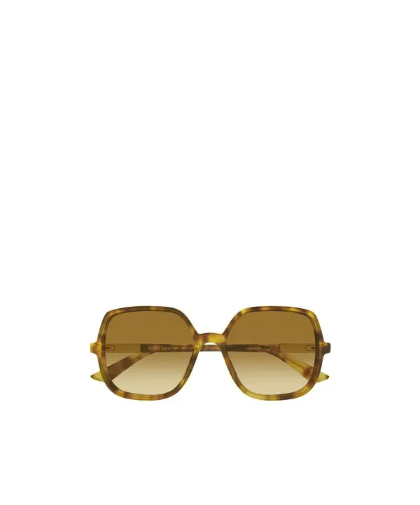 Chloé Eyewear Square Frame Sunglasses - Brown