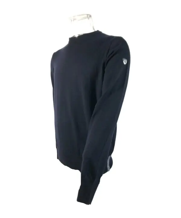 EA7 Round Neck Long Sleeve Sweater