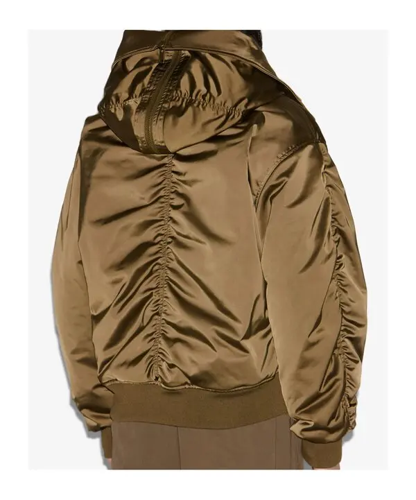 Isabel Marant Étoile Elroy Quilted Satin Bomber Jacket