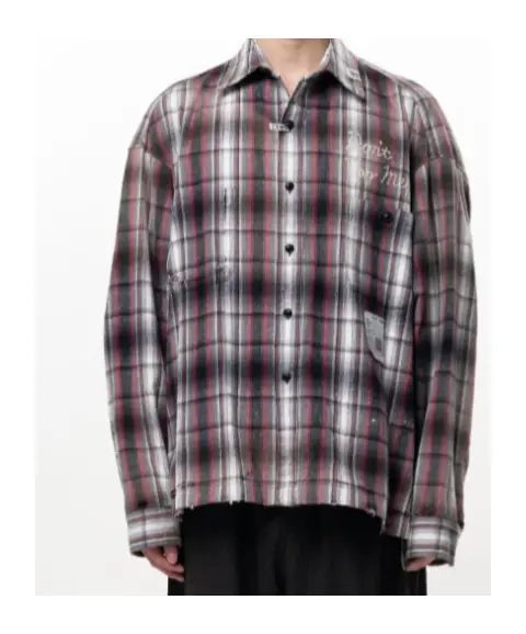 Mihara Yasuhiro Vintage Like Check Shirt