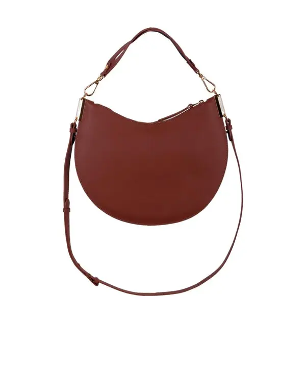 COCCINELLE Curved Shoulder Bag - Red