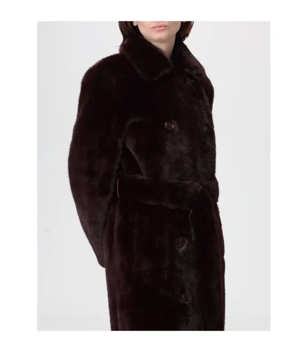 STAND STUDIO Double-breasted Coat - Black