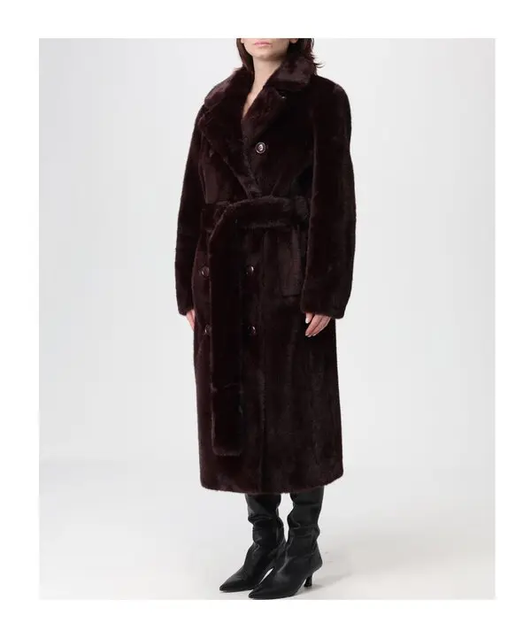 STAND STUDIO Double-breasted Coat - Black