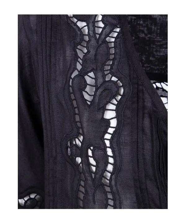 Seventy Tassel Lace Tiered Maxi Dress
