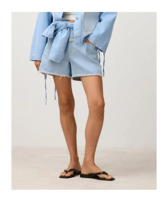Closed Jocy-x Frayed Denim Shorts