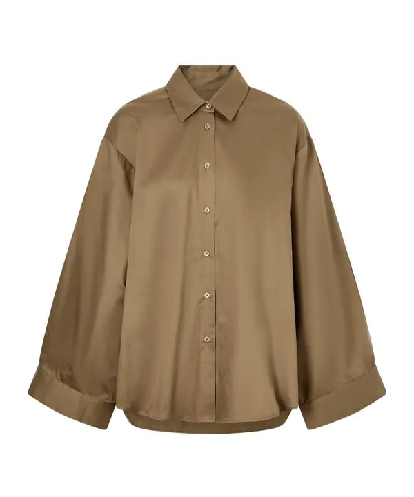 THE FRANKIE SHOP Tila Shirt - Light Brown