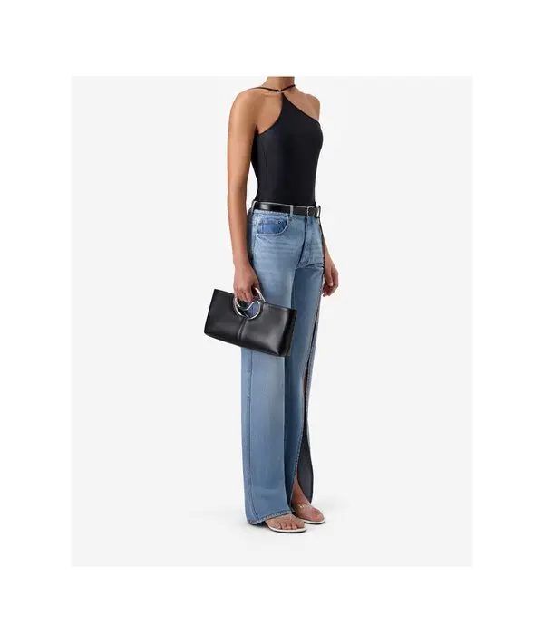 Coperni Asymmetrical One-shoulder Swimsuit - Black