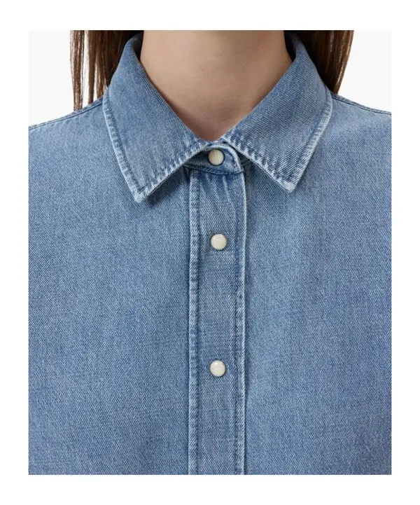 Closed Buttoned Classic Shirt - Blue