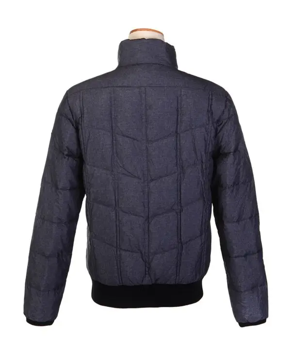 EA7 Padded Logo Down Jacket - Black
