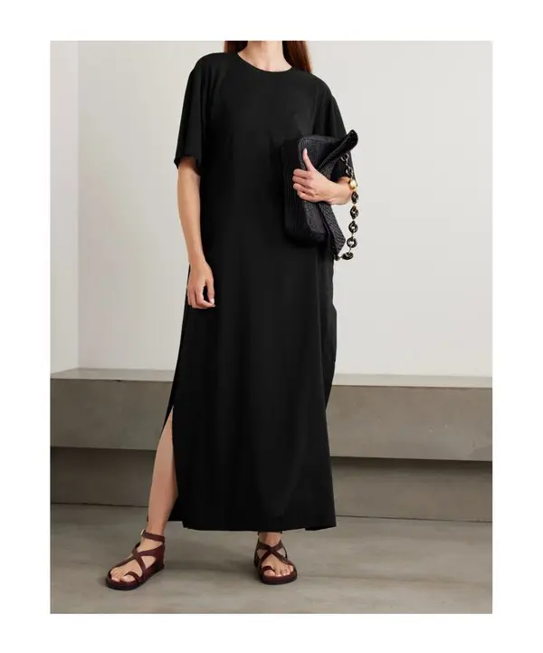 ST. AGNI Crepe De Chine Maxi Dress
