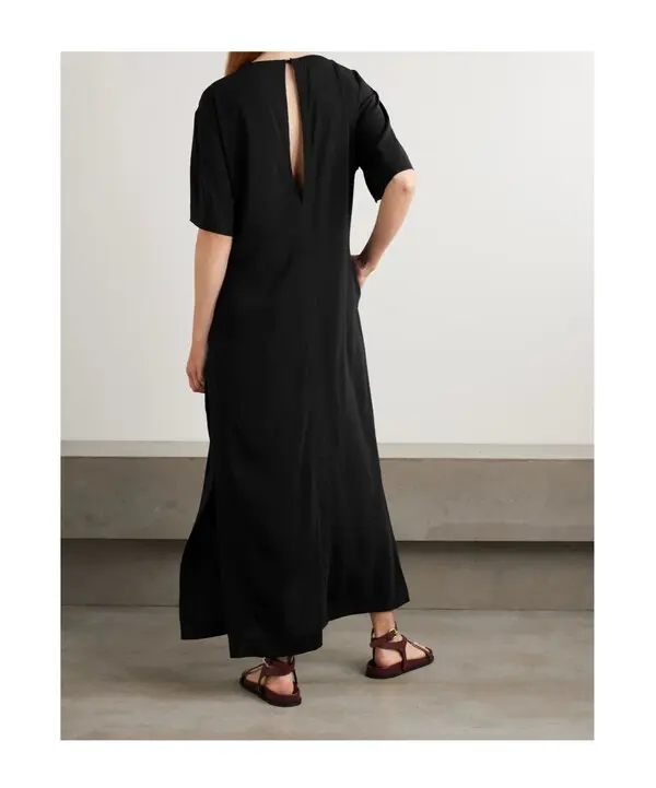ST. AGNI Crepe De Chine Maxi Dress
