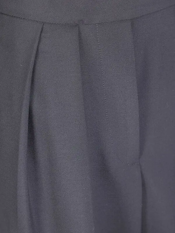 Dries Van Noten Pamplona Wide Leg Pants - Black