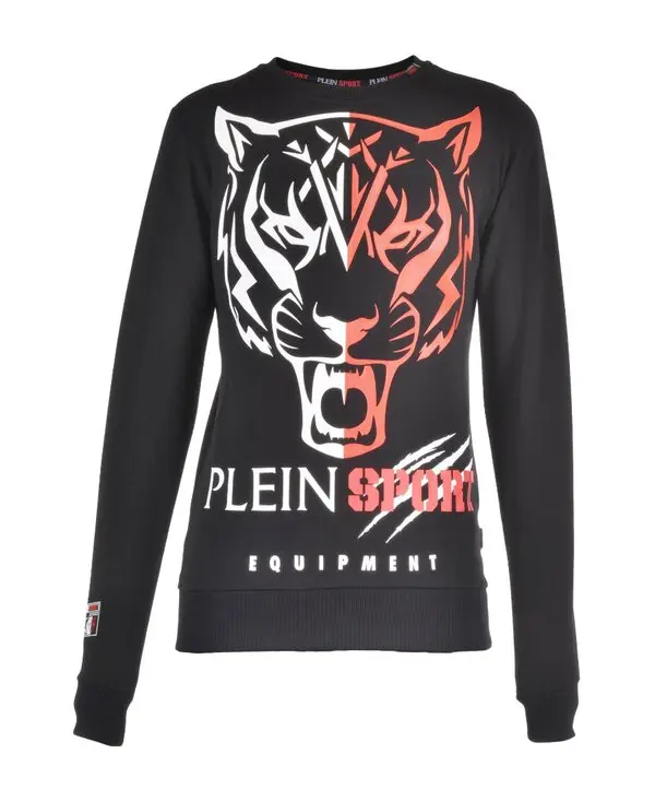 Philipp Plein Graphic Print Pullover - Black