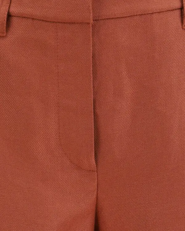 Brunello Cucinelli Wide-leg Pleated Trousers - Brown