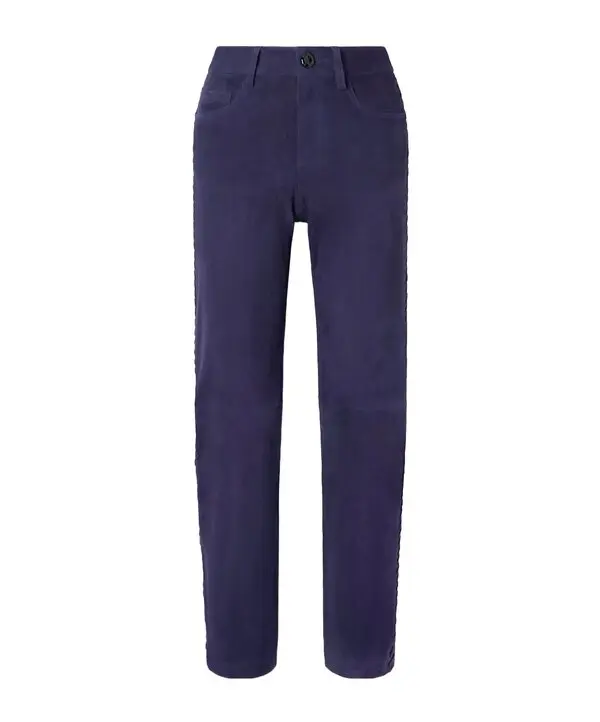 BLAZÉ MILANO Paso Patchwork Casual Pants - Navy Blue