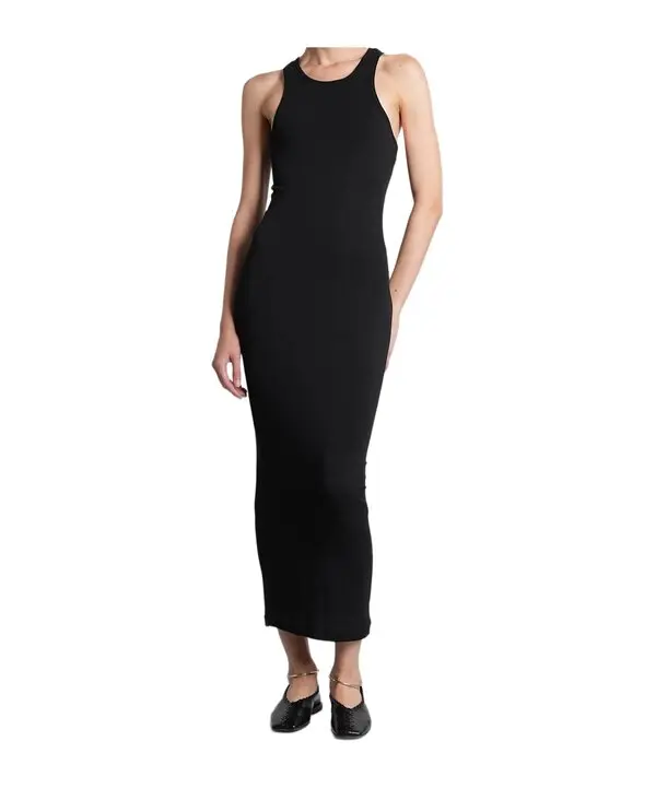 ENTIRE STUDIOS Racerback Maxi Dress - Black