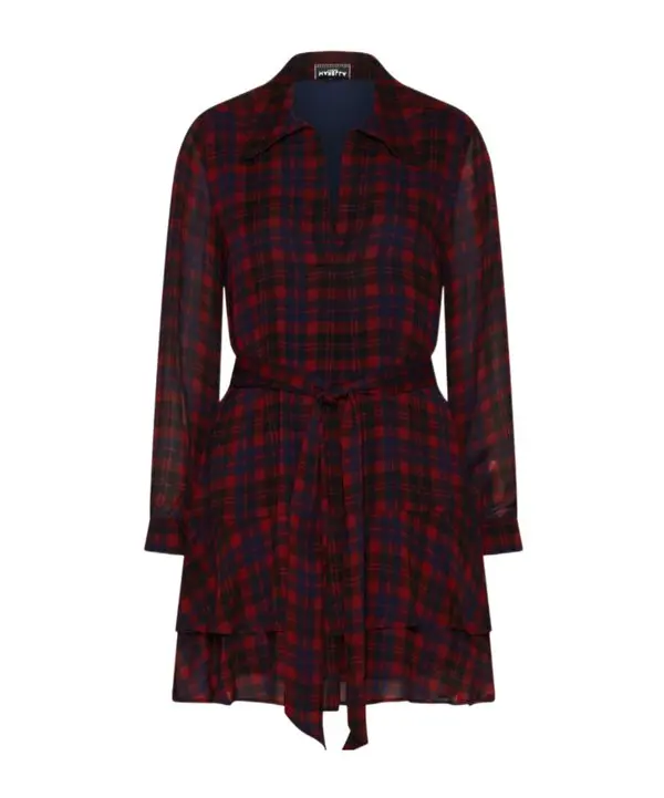 Marella Georgette Ruffled Shirt Dress