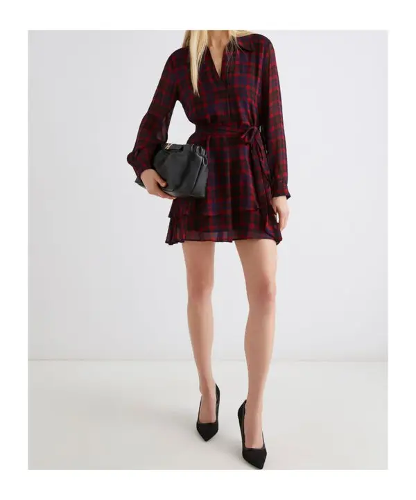 Marella Georgette Ruffled Shirt Dress