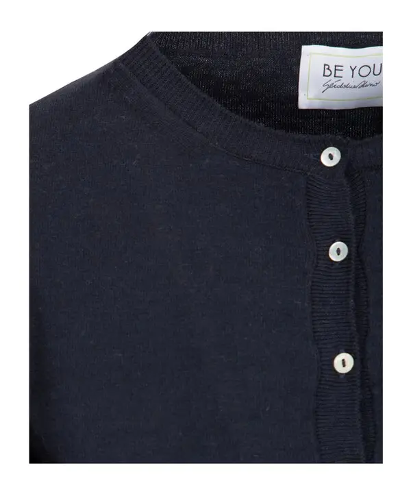 BE YOU Cropped Button-up Cardigan