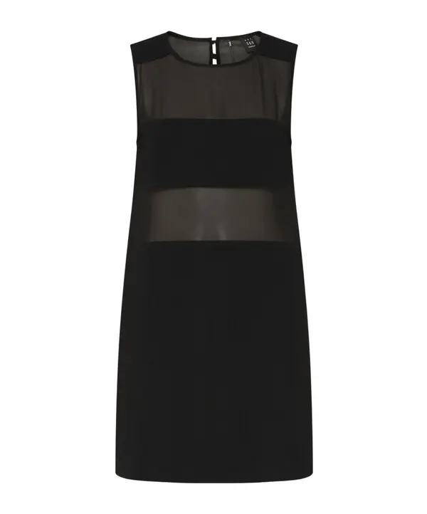 Marella Sleeveless Flared Bi-material Dress