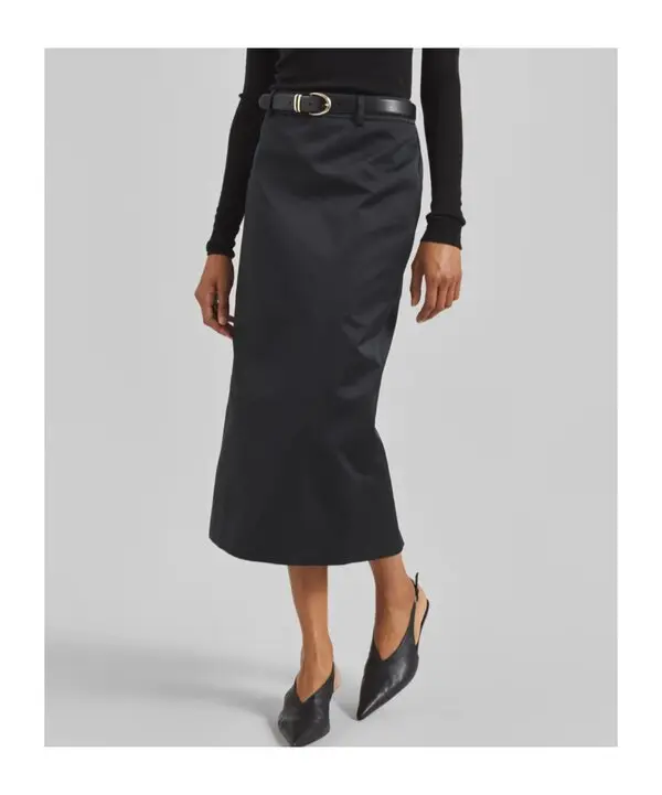 THE FRANKIE SHOP Belted Midi Skirt