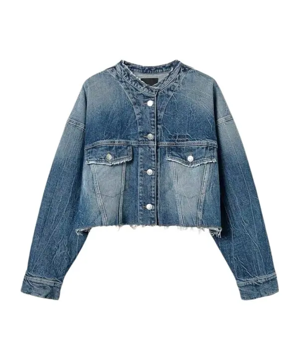TWINSET Logo Denim Jacket