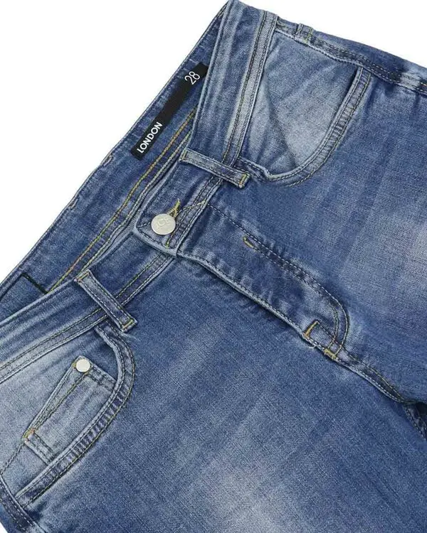 Iceberg Straight Leg Jeans With Cartoon Motif