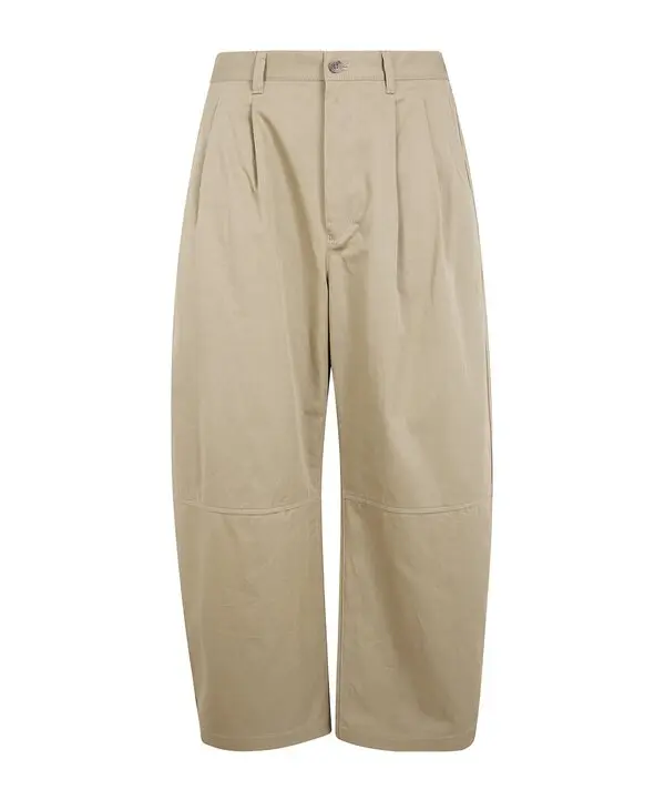 Comme Des Garçons Homme Pleated Wide-leg Trousers - Nude