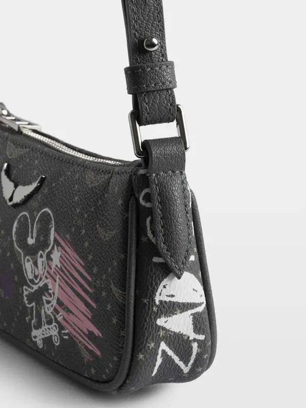 Zadig&Voltaire Z Pocket Monogram Tag Clutch