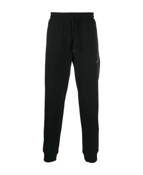 Emporio Armani Star Motif Track Pants - Black