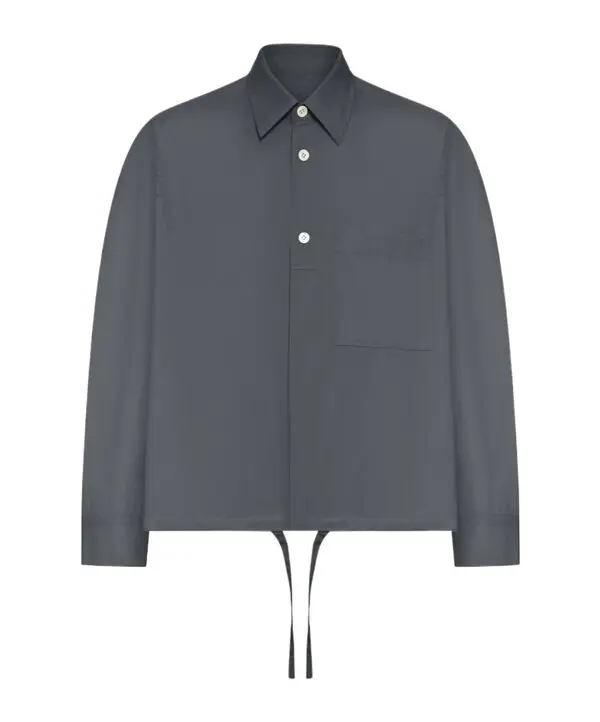 LARDINI Pocket Shirt - Gray