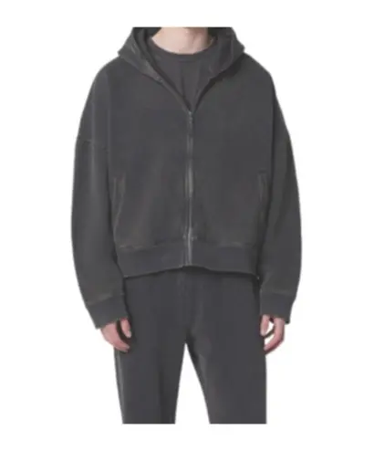ENTIRE STUDIOS Long-sleeved Zip-up Hoodie - Black